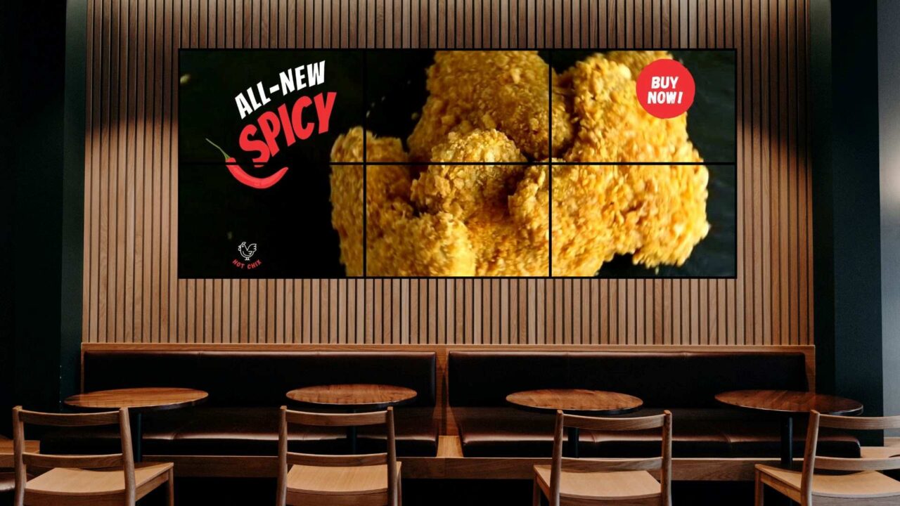 Digital Menu Board Ideas to Drive Sales in Fast-Food Restaurants